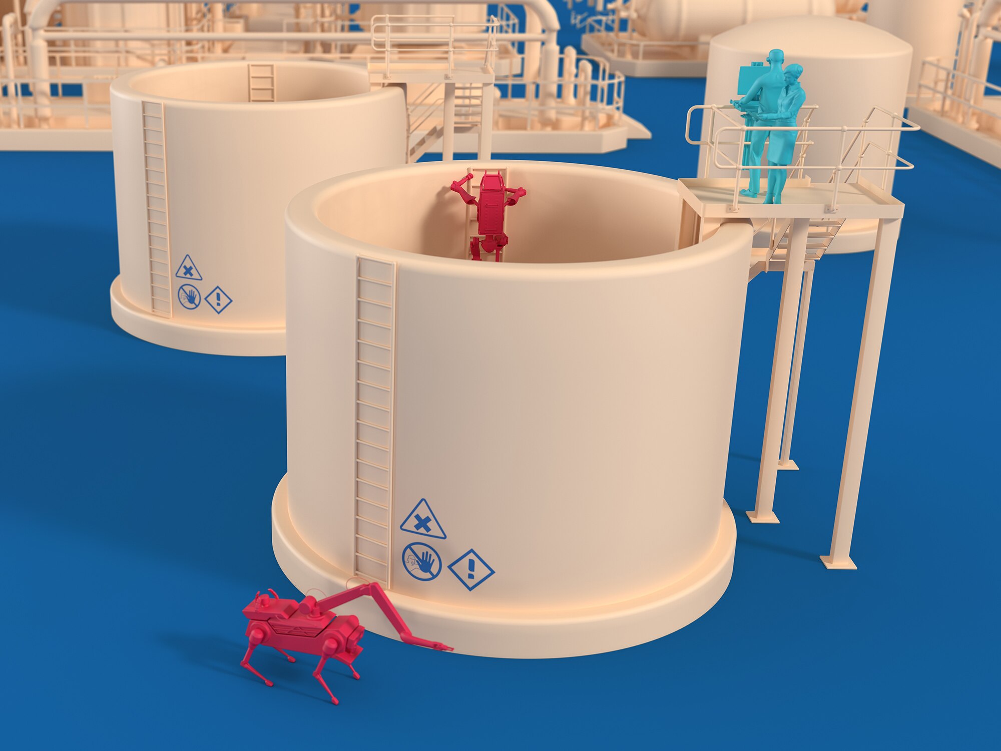 Testing and training robots in the workplace | Merck KGaA, Darmstadt ...